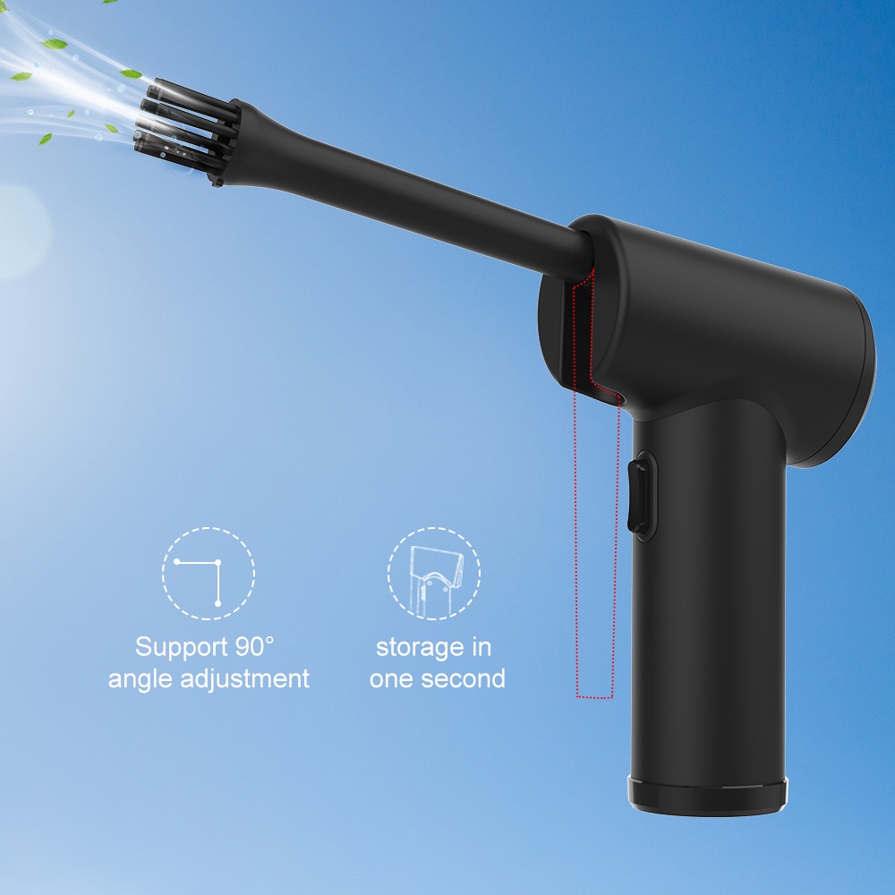 Wireless/ Type-C USB Charging/ Computer Dust Blowing Gun/ 50000 RPM ...