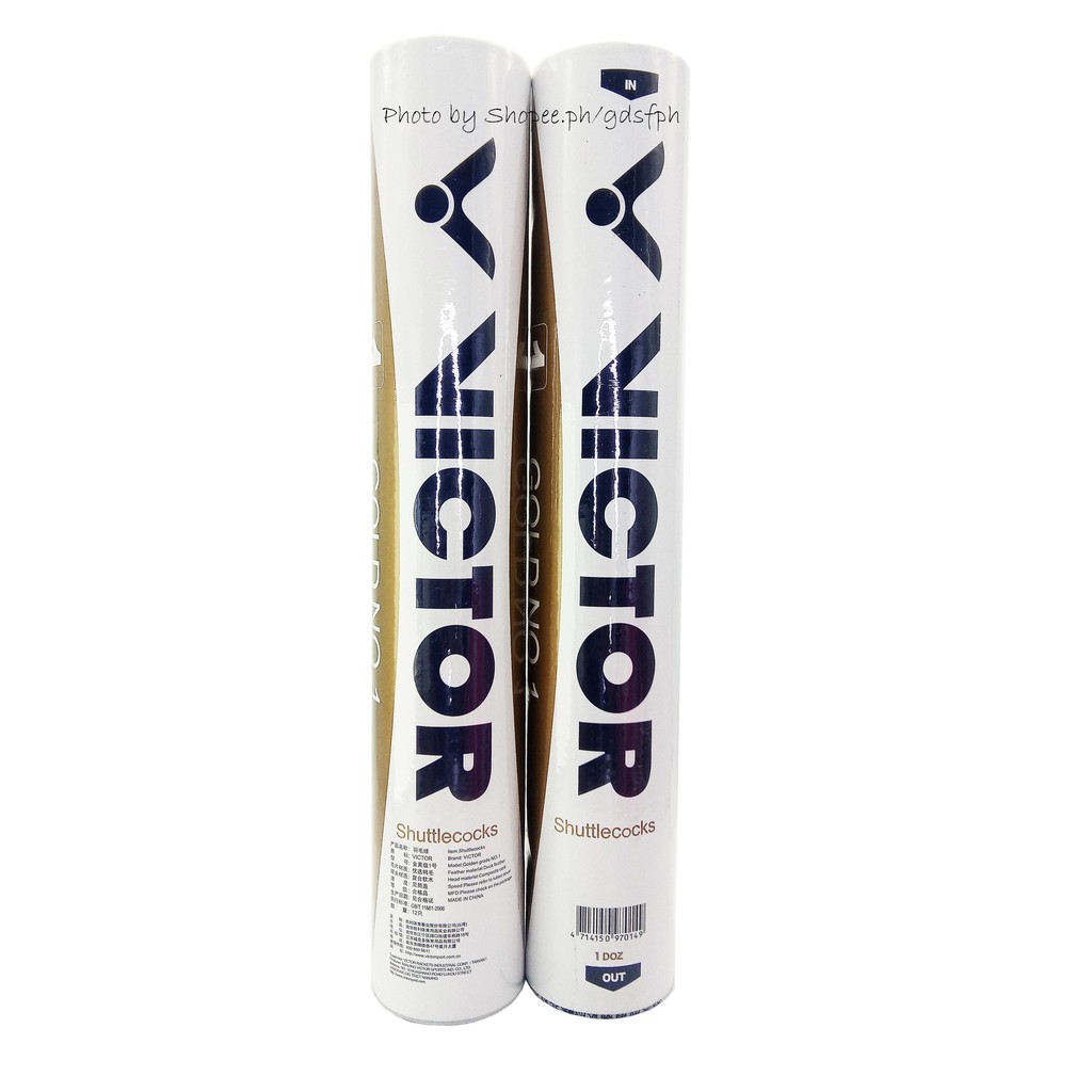 Victor Gold Badminton Shuttlecock Speed 77 GDSFPH_S4 | Shopee Singapore