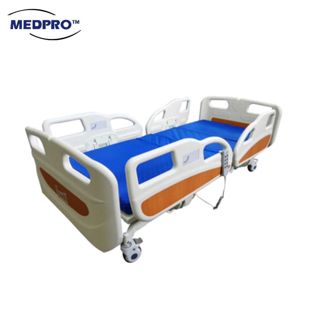 MEDPRO™ Electric 3 Functions Hospital Bed with Quad Rails & Backup Battery Pack | Shopee Singapore