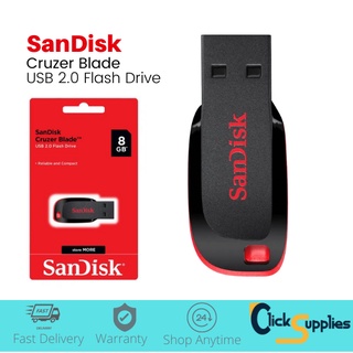 SanDisk Thumbdrive Cruzer Blade Original USB 2.0 with Warranty 8GB 16GB ...