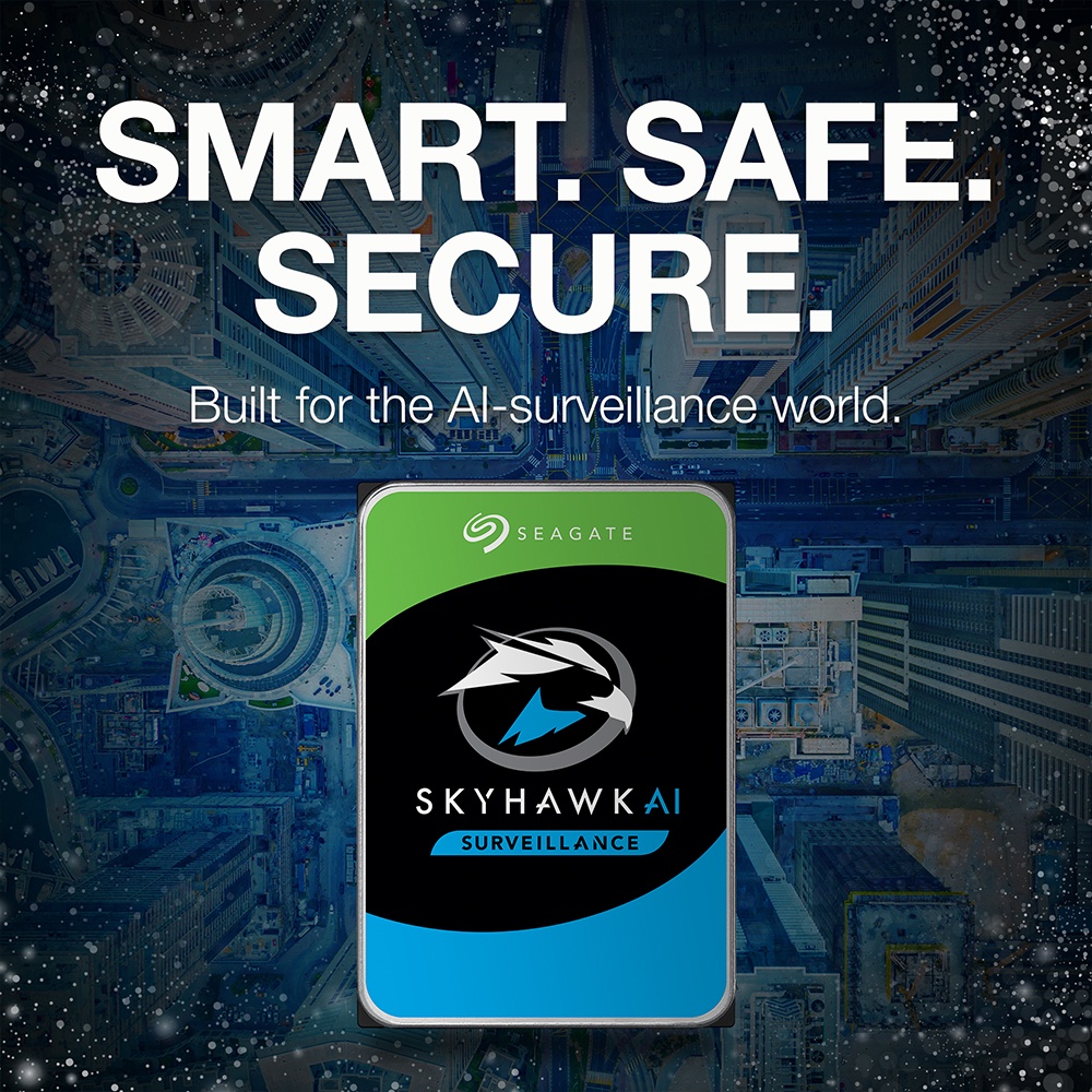 Seagate SkyHawk AI Surveillance Hard Drive : 8TB / 10TB / 12TB / 18TB ...