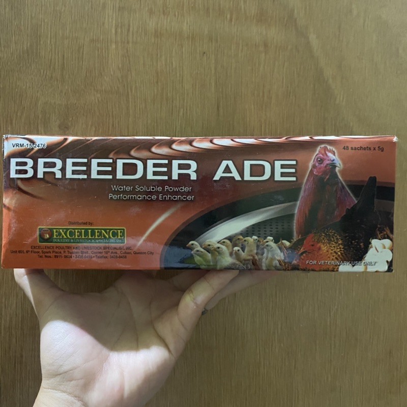 BREEDER ADE Multivitamins + Electrolytes 5grams (1 BOX/48 SACHETS ...