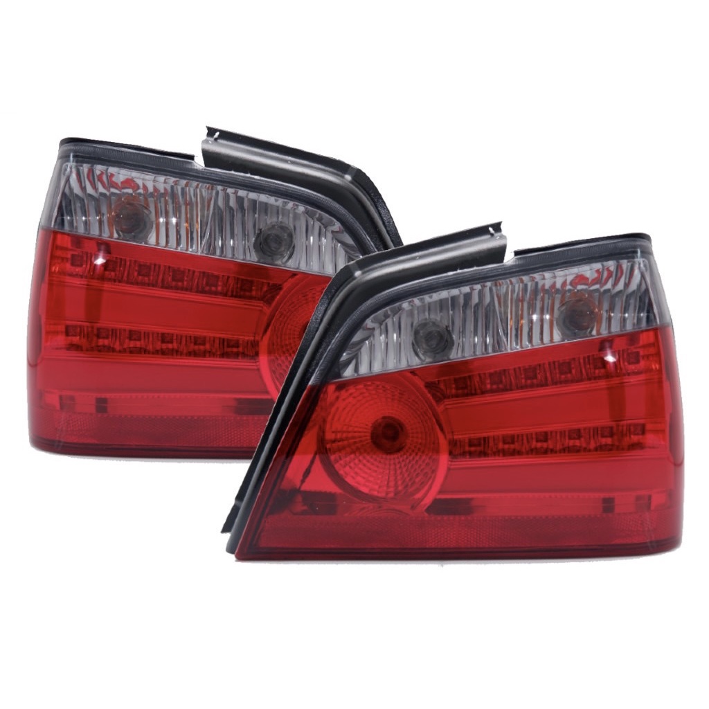 Waja M5 Design LED Tail Lamp with Light Bar - Red Only (1 set 2 pcs ...