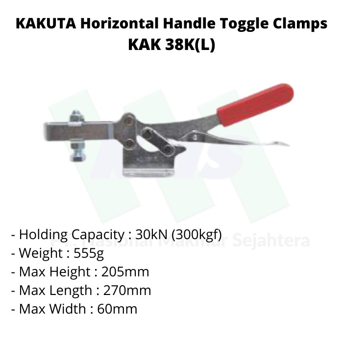Kakuta Horizontal Handle Toggle Clamps Sis 38K(L) | Shopee Singapore