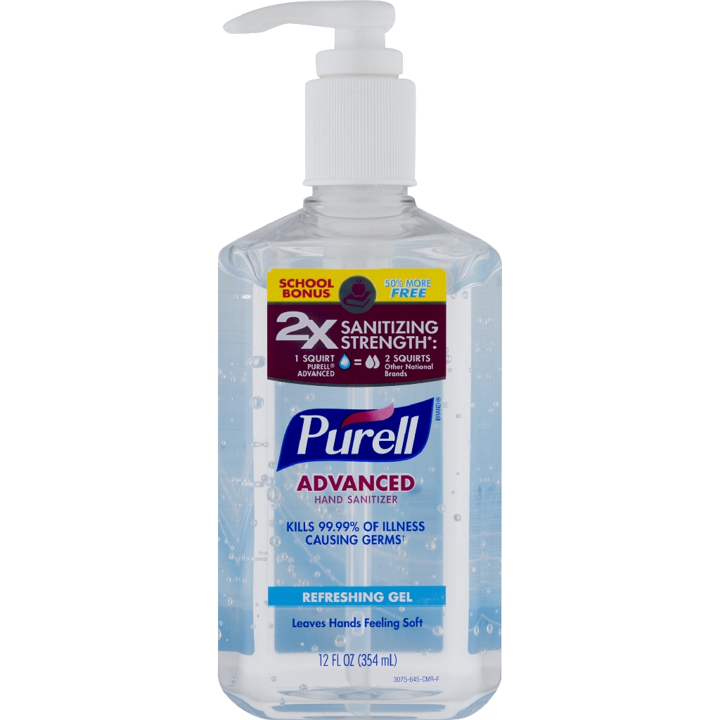READY STOCKS (354 ml) PURELL Advanced Hand Sanitizer 12 oz Pump Bottle ...