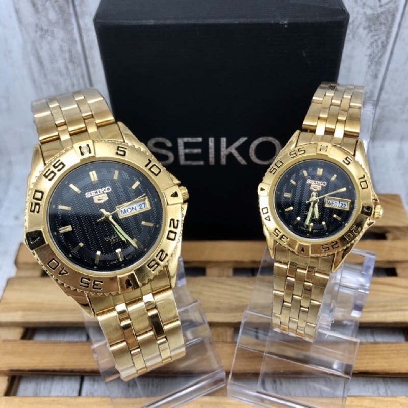 Seiko Couple watch set for men and women | Shopee Singapore