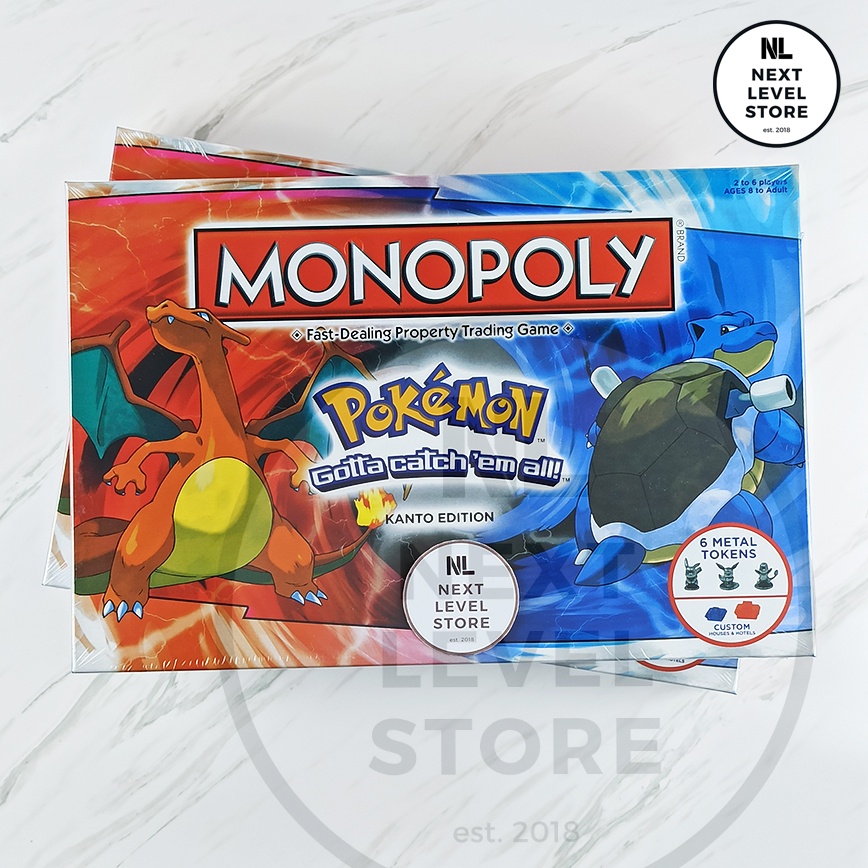 Monopoly: Pokemon Kanto Edition Board Games - MINOR DEFECTIVE BOX ...