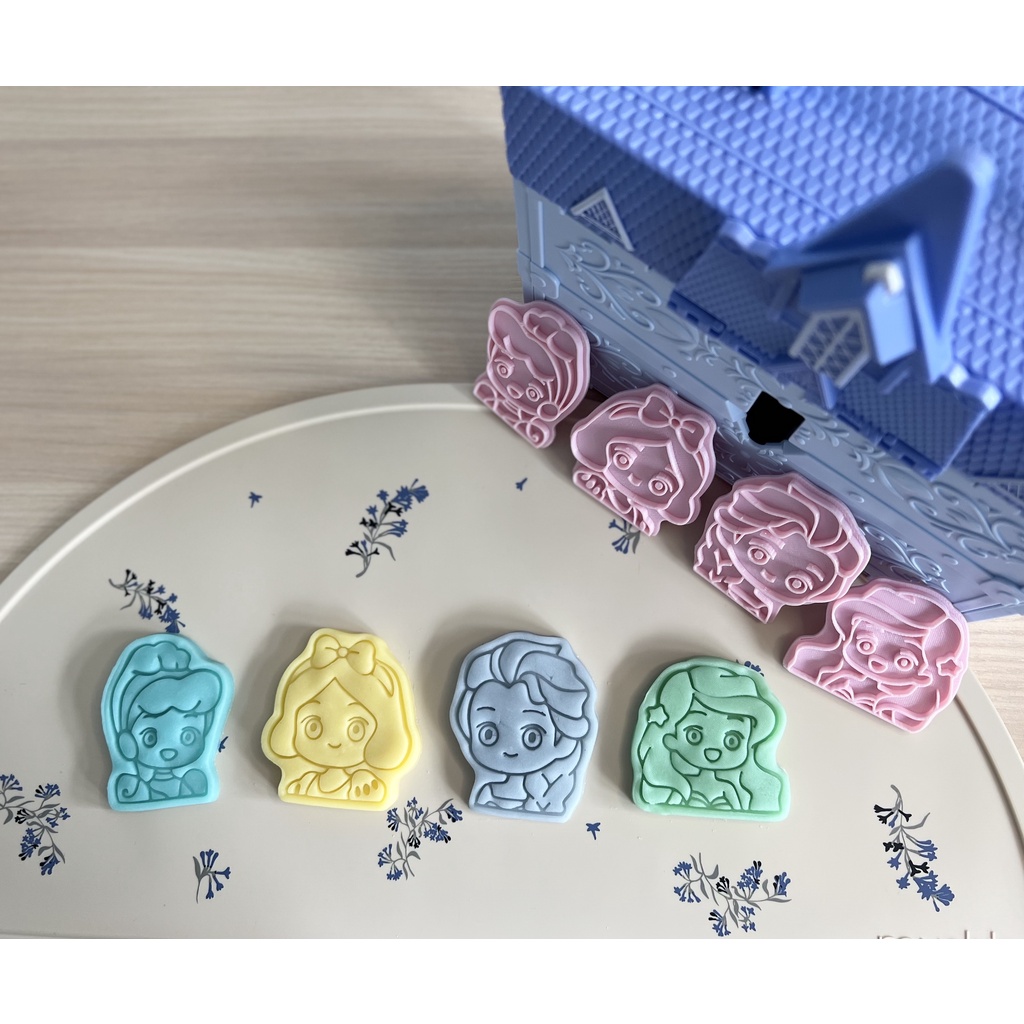(SG Seller) Jay & Kae play dough cutter - Disney princesses & tsumtsum ...