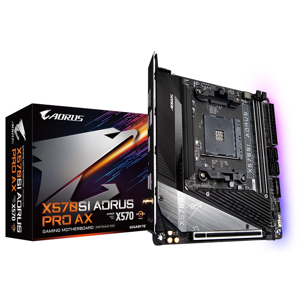 GIGABYTE X570SI AORUS PRO AX Mini ITX Gaming Motherboard | Ryzen AM4 ...