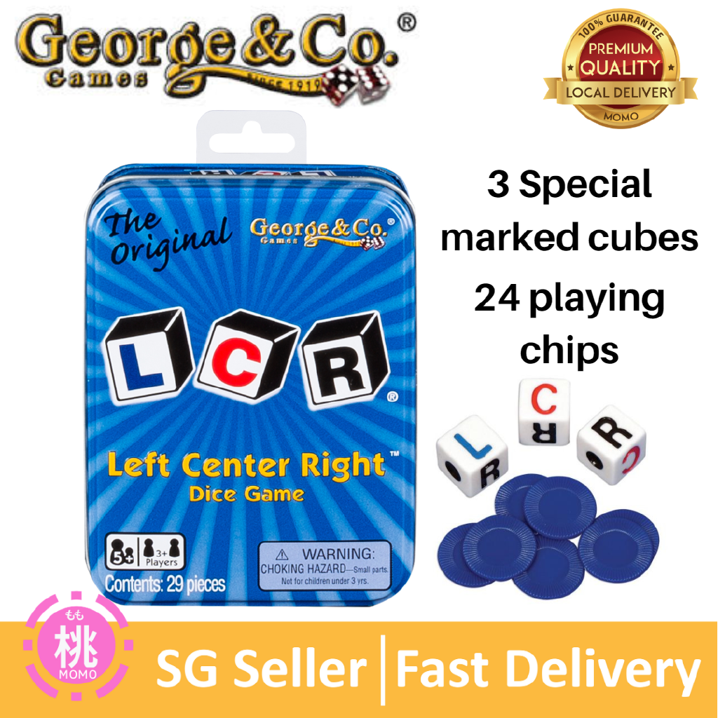 LCR® Left Center Right™ Dice Game | Shopee Singapore