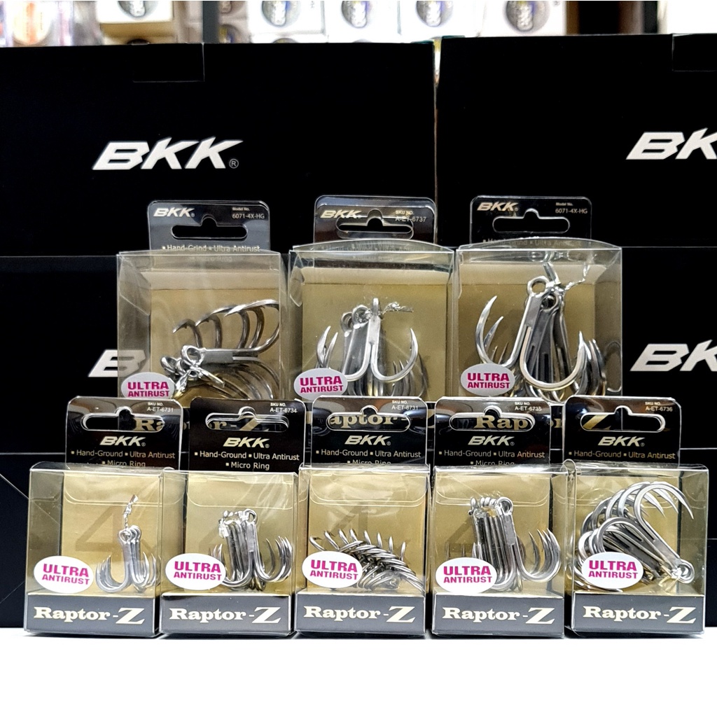 Treble hooks BKK RAPTOR-Z (price for one box) | Shopee Singapore