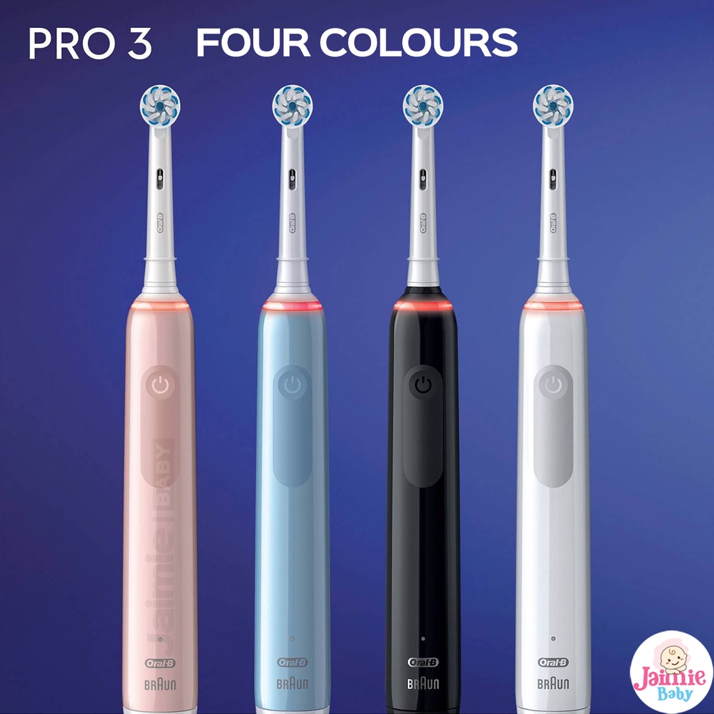 Oral B Pro 3000 rechargeable electric toothbrush with pressure sensor ...
