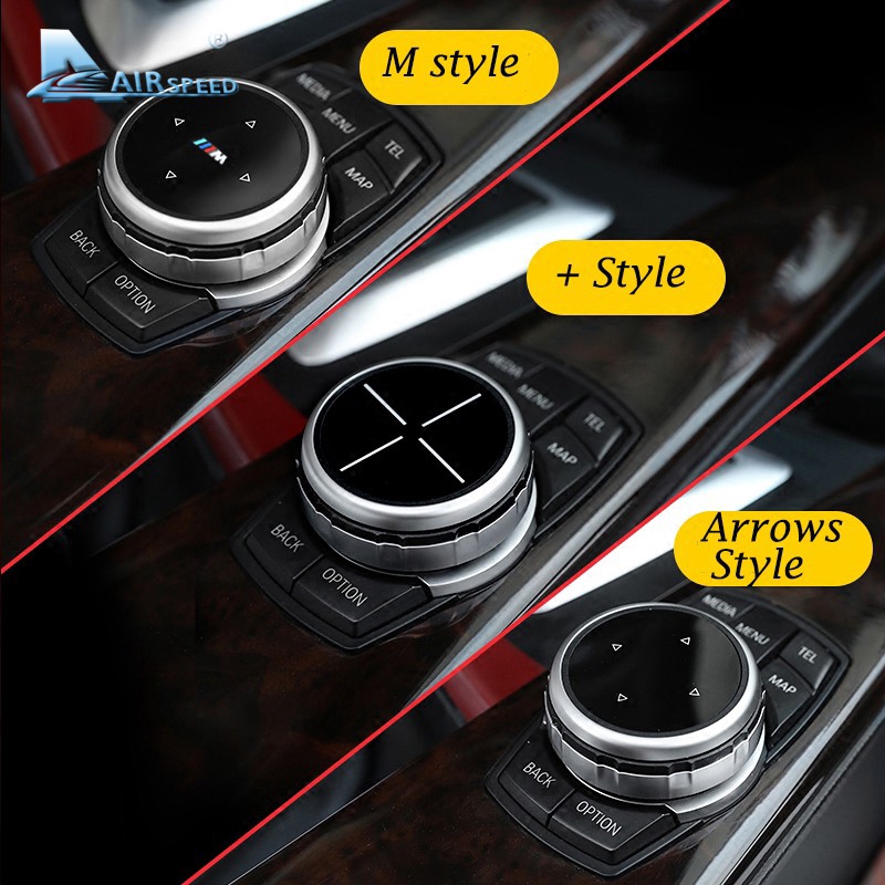 Car Idrive Multimedia Buttons Cover for BMW E46 E39 E60 F30 F10 X5 E30 ...