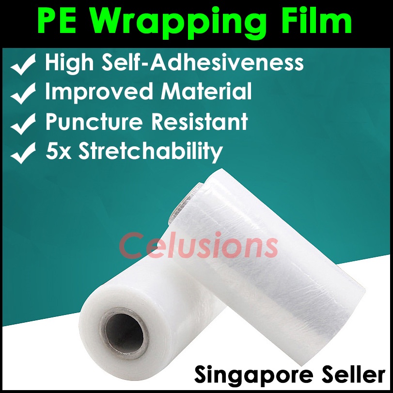 Small Mini Clear Cling Wrap Industrial Strength Wrapping Packaging Film ...