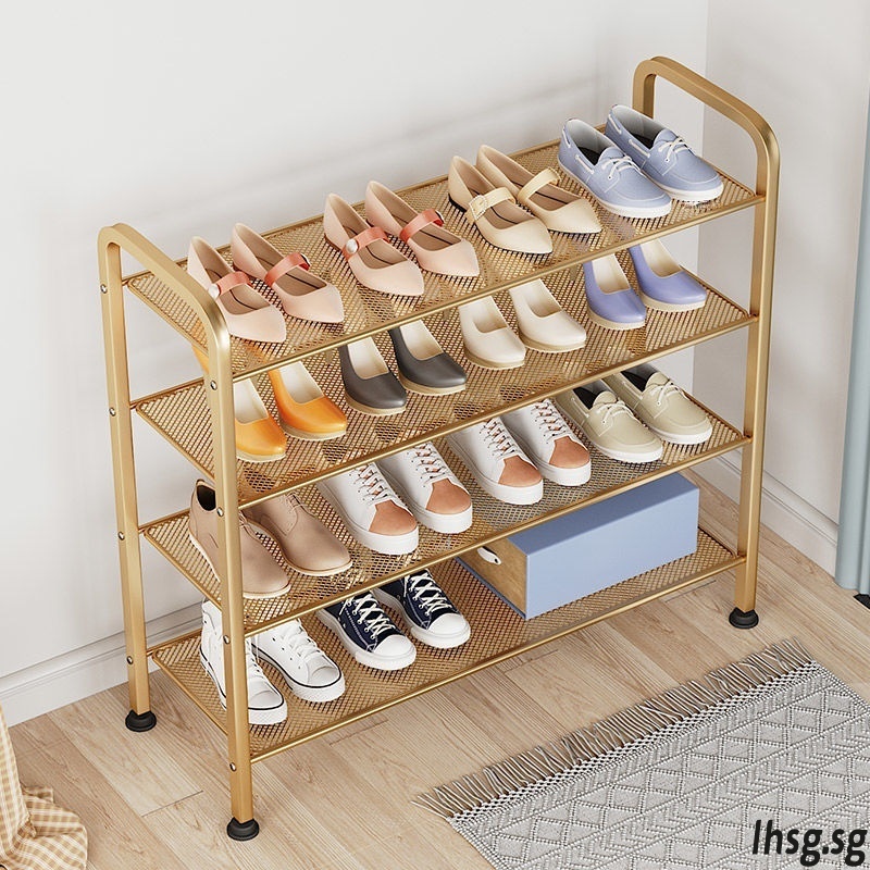 LHSG Shoe Rack Simple Multi-layer Household Door Dense Net Shoe Rack ...