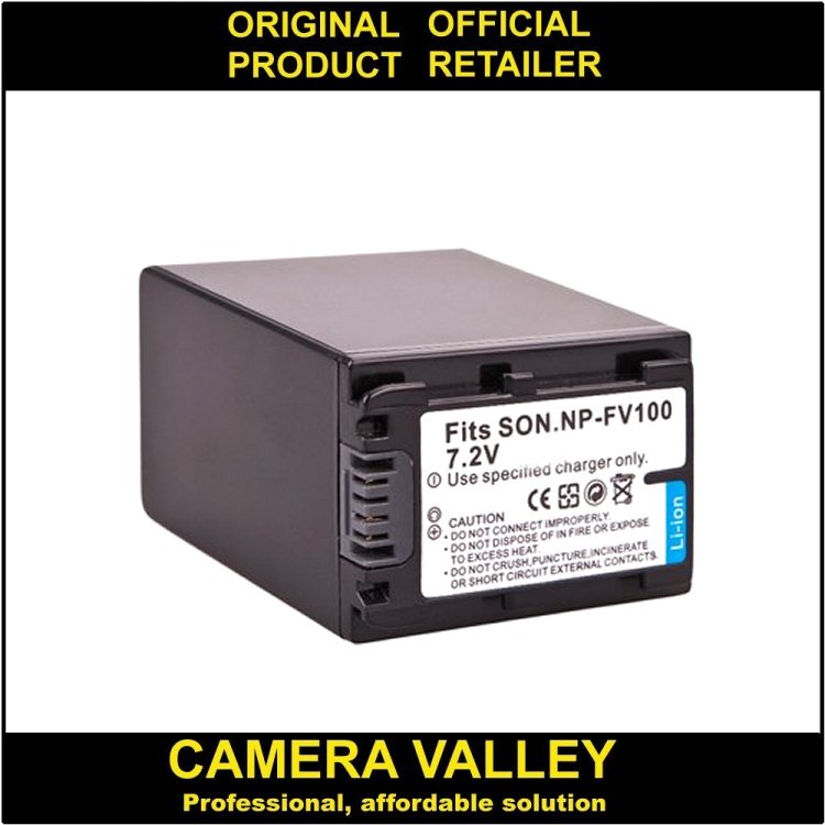 VS Power NP-FV100 Rechargeable Li-Ion Battery For Sony Handycam HXR ...