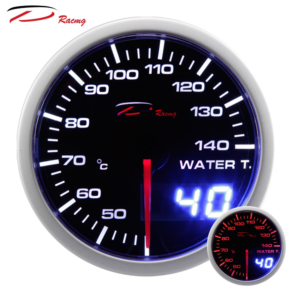 [D Racing Three-Ring Meter/Modified Meter] 60mm Pointer+Digital Dual ...