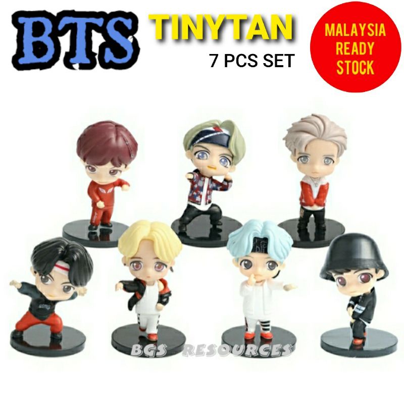 BTS TINYTAN FIGURES BTS FIGURE KOREAN BOYS BAND TOY BTS TOYS JIN ...
