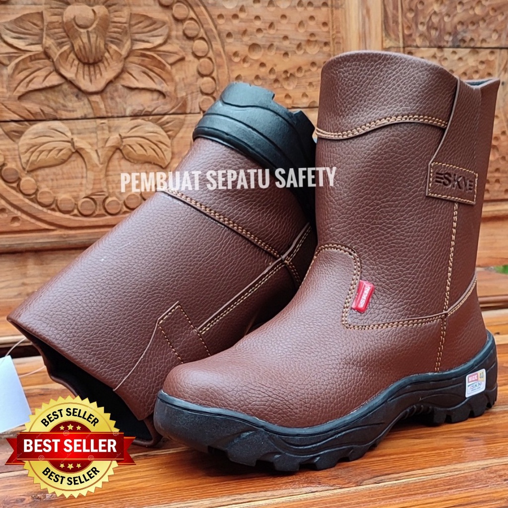 King Shoes SKN Steel Toe Leather Safety Boots Work Safety Factory ...