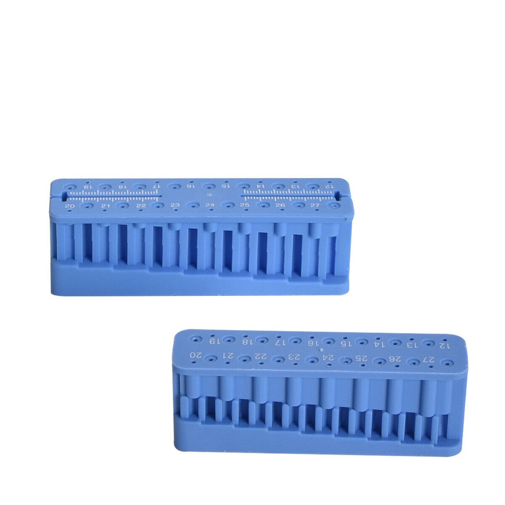 New Dental Endo Measuring Block Endodontic File Holder Ruler ...