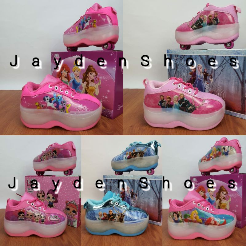 Girls Character Wheel Shoes/Character Wheel Shoes/Girl's Wheel Shoes ...