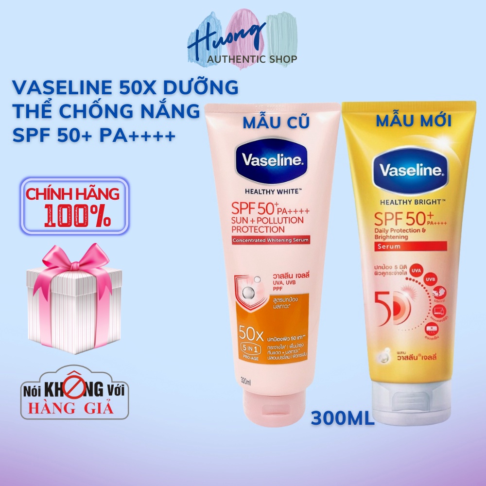 Vaseline 50x Sunscreen Skin Protection Body Lotion, Cosmentic _ store ...