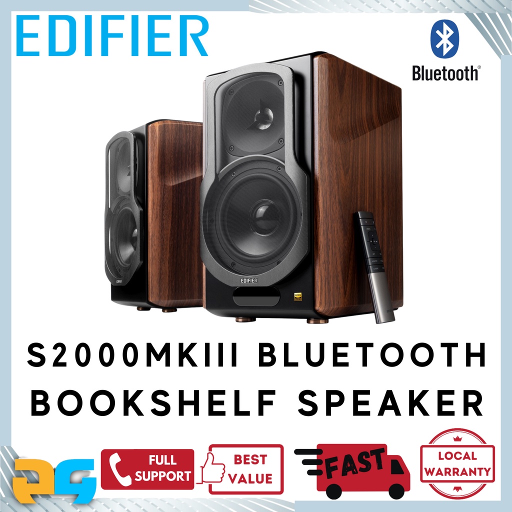 Edifier S2000MKIII Powerful Bluetooth Bookshelf Speakers | Shopee Singapore