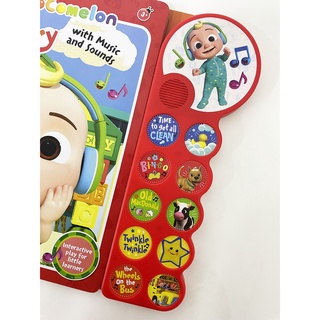 Cocomelon First Nursery Rhymes Sound Book For Kids With 10 Buttons ...