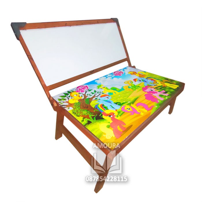 Children's Study Table+Whiteboard Whiteboard - Folding Study Table ...