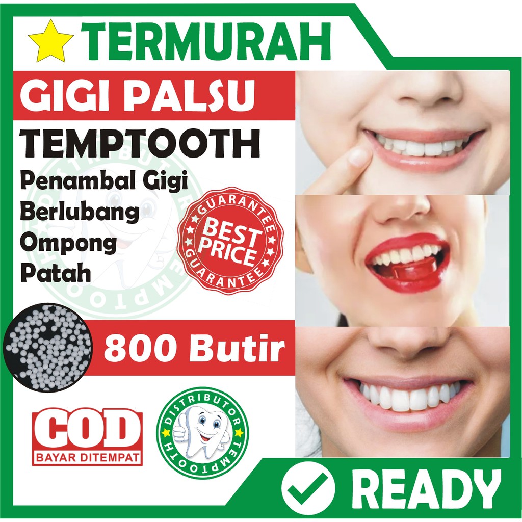 800-point TEMPTOOTH/TEMTOOTH/Temporary Teeth/Dental Patch/Denture ...