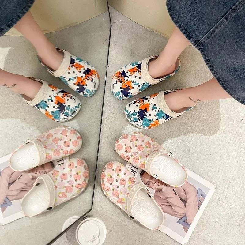 999 Silicone Slippers Big Toe Can Be Worn In 2 Types Cute Shoes Korean ...