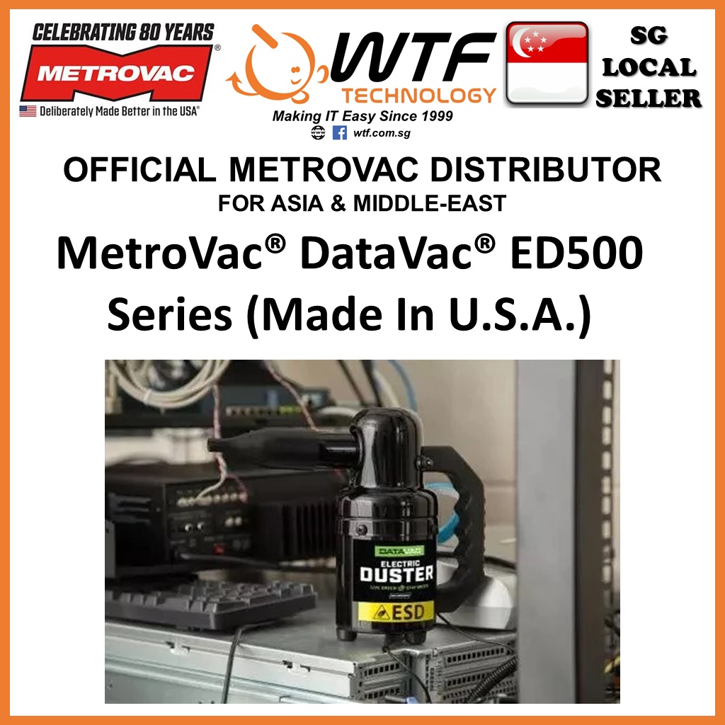[OFFICIAL DISTRIBUTOR] MetroVac DataVac ED500 ESD Variable 220 Volt PC ...