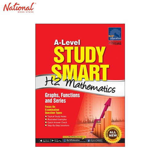 A-Level Study Smart H2 Mathematics [Graphs, Functions And Series] Trade Paperback | Shopee Singapore