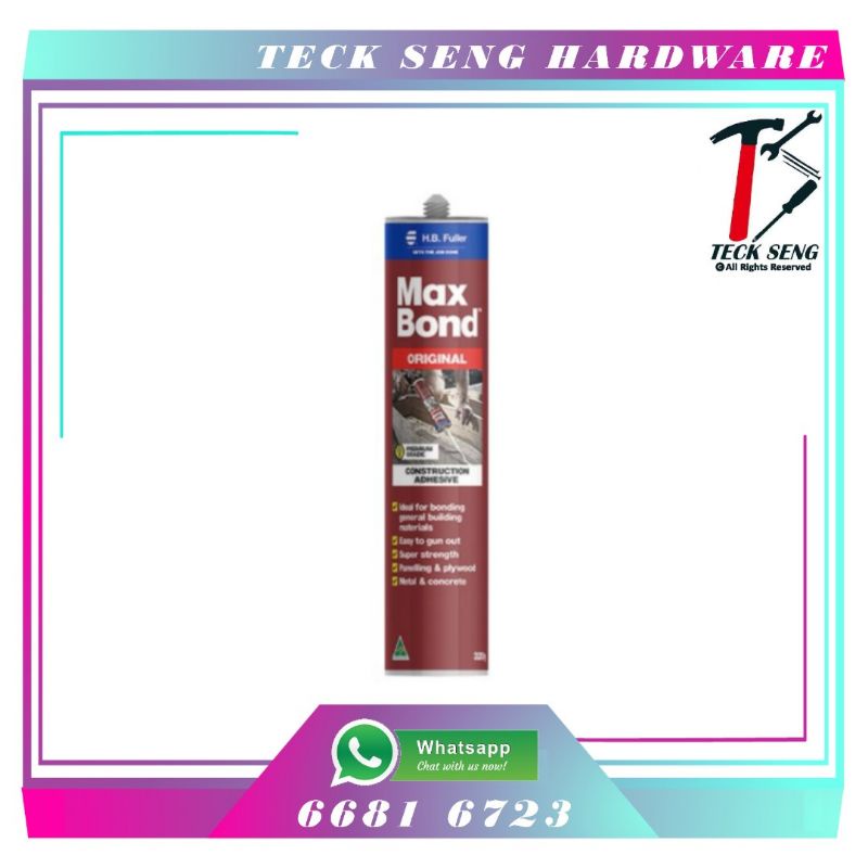 HB FULLER MAXBOND CONSTRUCTION ADHESIVE 320 GM | Shopee Singapore