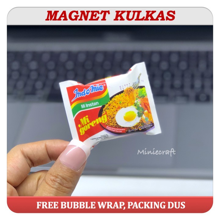 Indomie MIE Indonesia's Miniature Refrigerator Mount Magnets | Shopee ...