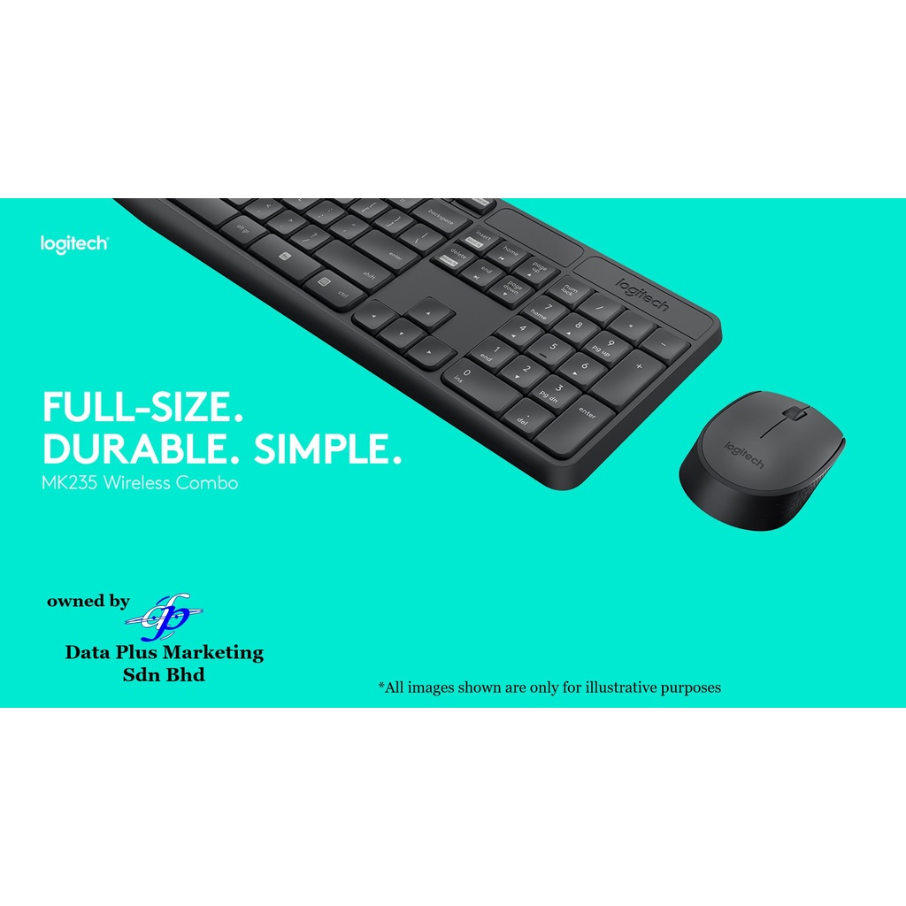 Logitech MK235 Wireless Keyboard and Mouse Combo | Shopee Singapore