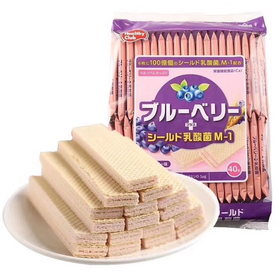 Hamada Confect Calcium Healthy Club Sponge Cake with Added Blueberry ...
