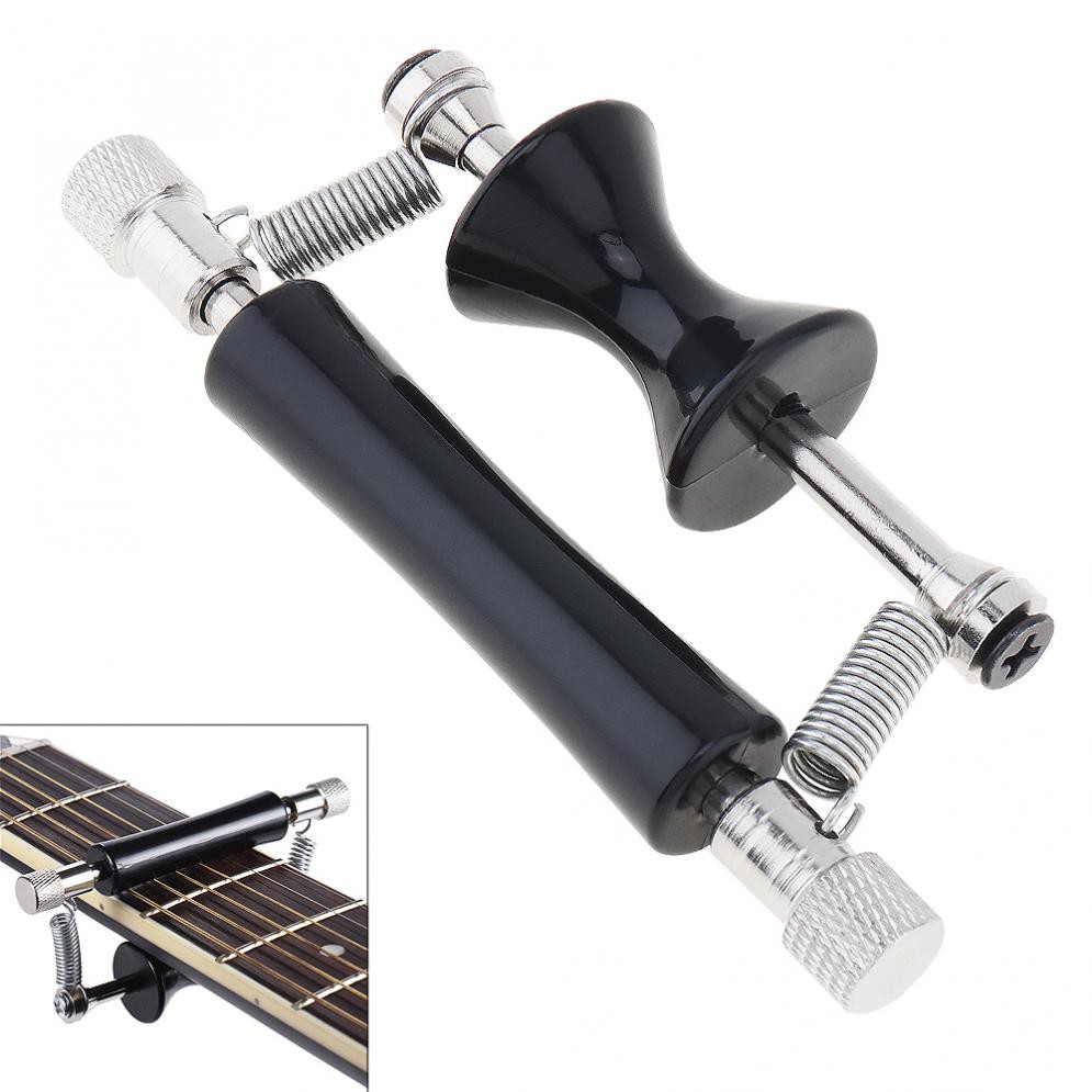 Rolling Guitar Capo Aluminum Alloy & Rubber Glider Quick Setup Sliding ...