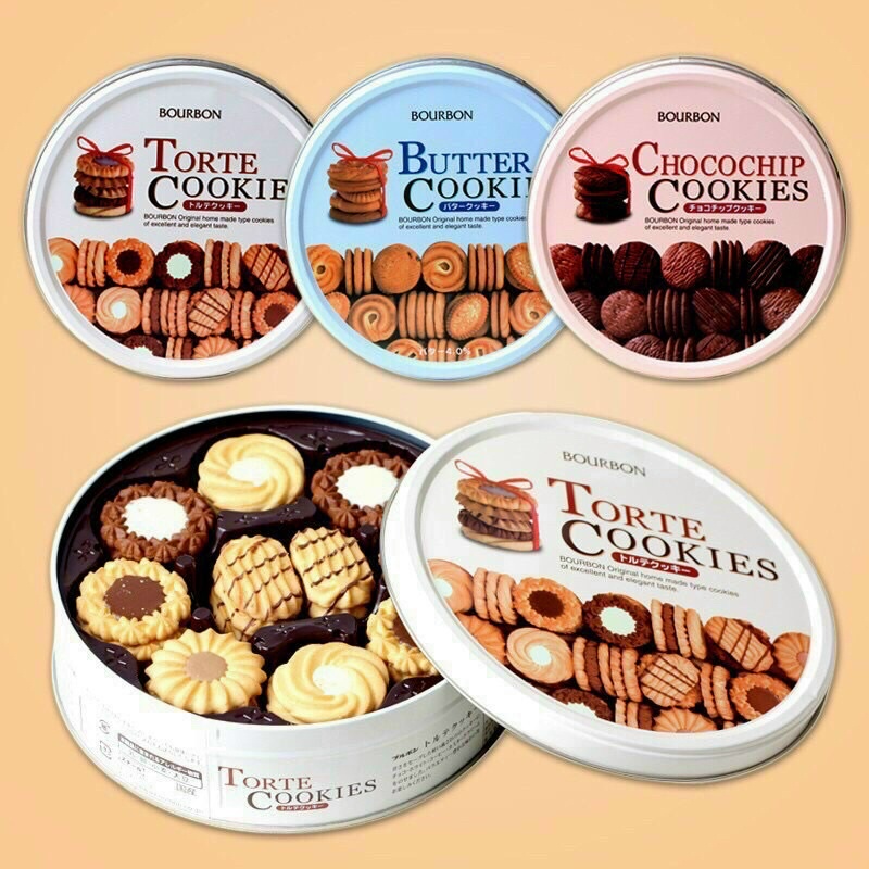 Bourbon COOKIES BUTTER BISCUITS JAPANESE BUTTER/SOCOLA LUXURY TIN BOX ...