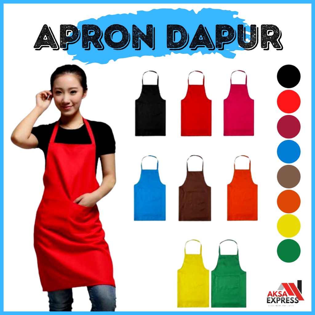 Apron Dapur Apron Mesin Rumput Apron Kitchen Apron Water Proof Apron ...