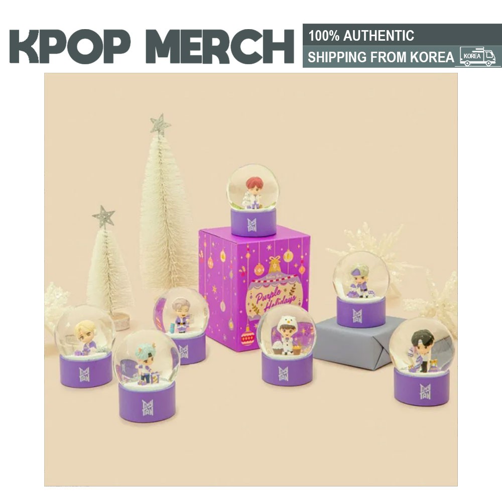 BTS Tinytan Winter Snow Globe, Ball (BTS POP-UP Space of BTS) | Shopee Singapore
