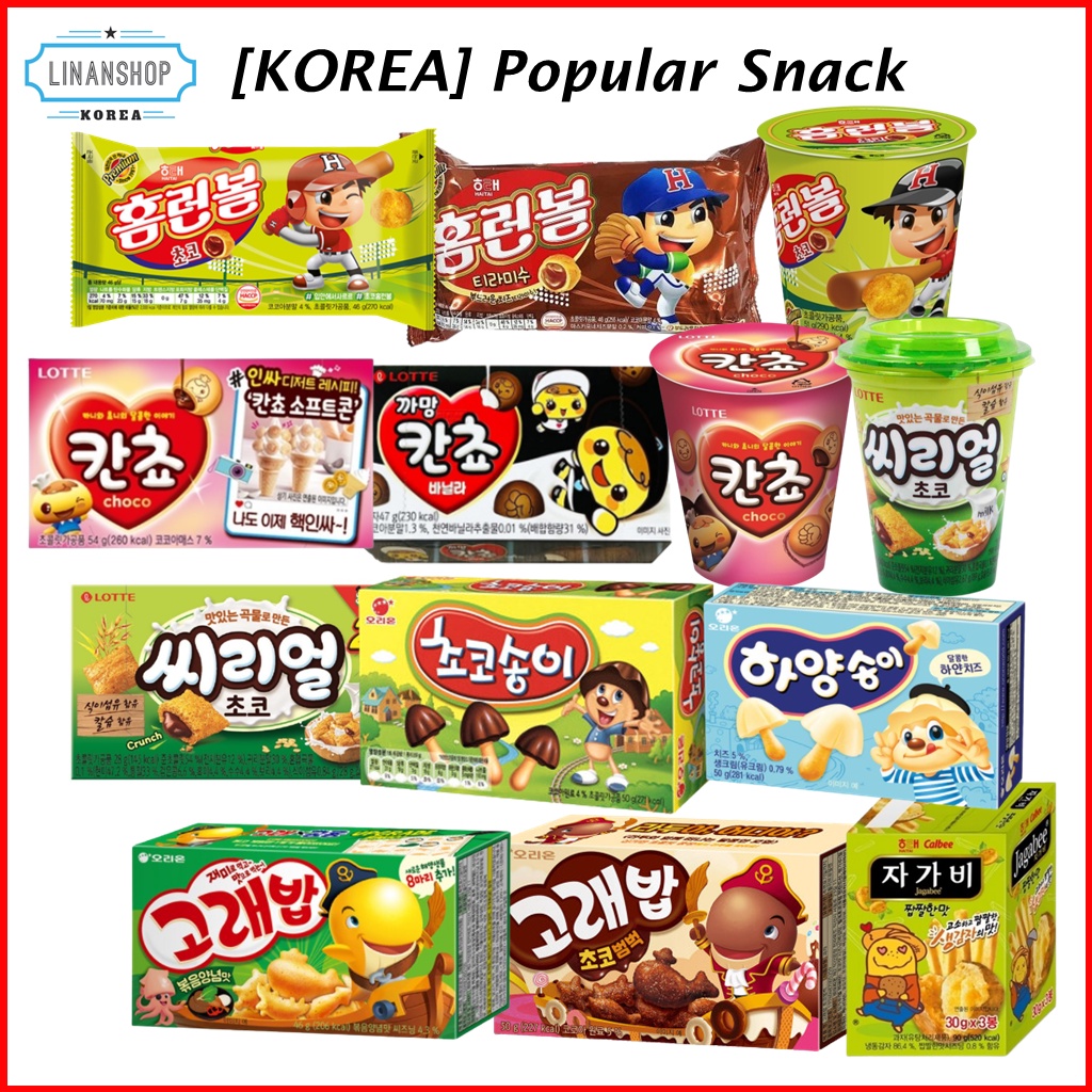 [KOREA] Popular Snack / Lotte, Haitai / Kancho Chocolate/Potato chips ...