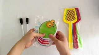 Sight Word Swat Erasable Flashcards Fly Swatter for Kids Baby Learning ...