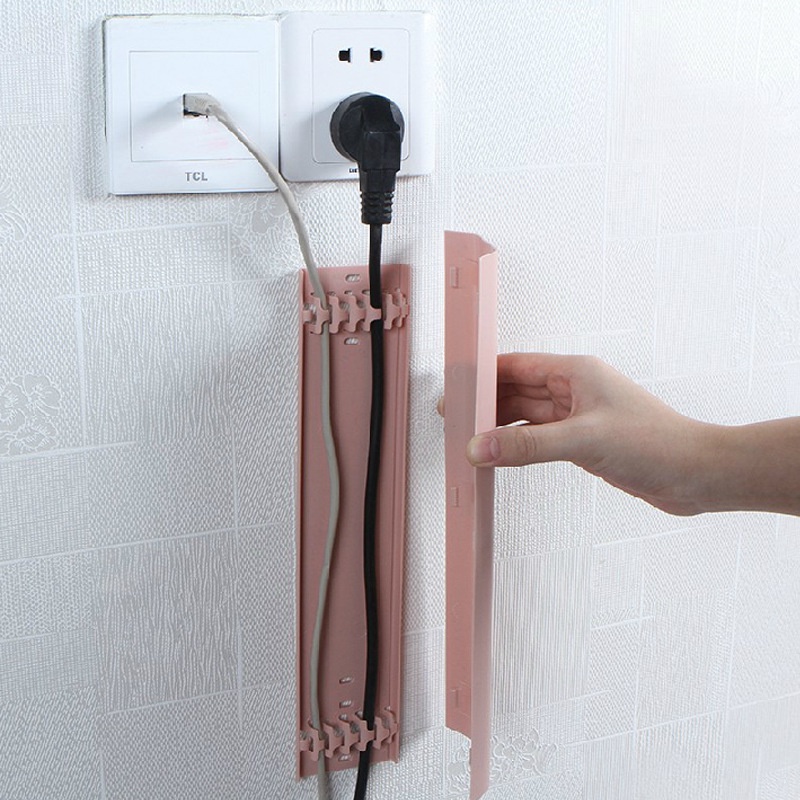 Wall Cable Management Cover Wire Cable Organizer Rail Concealer Wall ...
