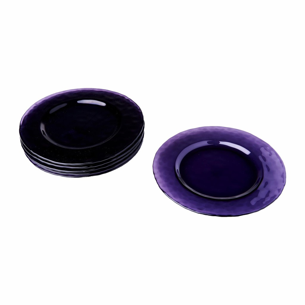 Bormioli Rocco Palatina Purple Dessert Plate 20Cm (6Pc) | Shopee Singapore