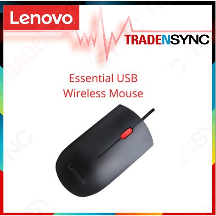 [Lenovo] Essential USB Mouse 1600 DPI (4Y50R20863) | Shopee Singapore