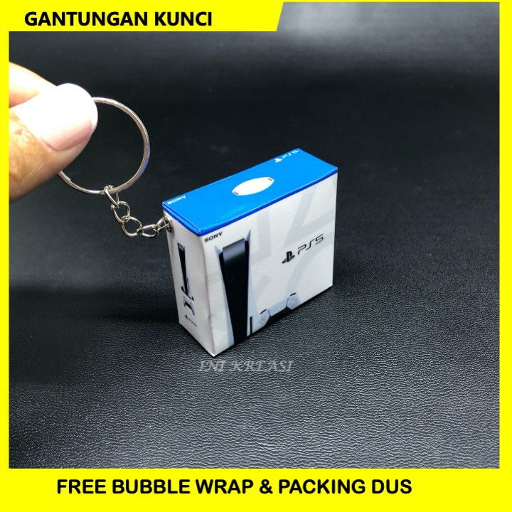 GANTUNGAN Keychains - PS5 BOX MINIATURE CHAIN | Shopee Singapore