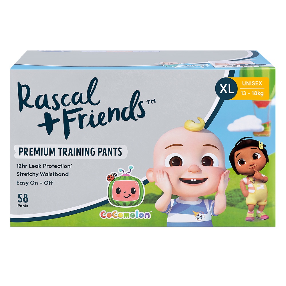 Rascal and Friends Cocomelon Diaper Box Full size L64 / XL58 /XXL50 / L ...
