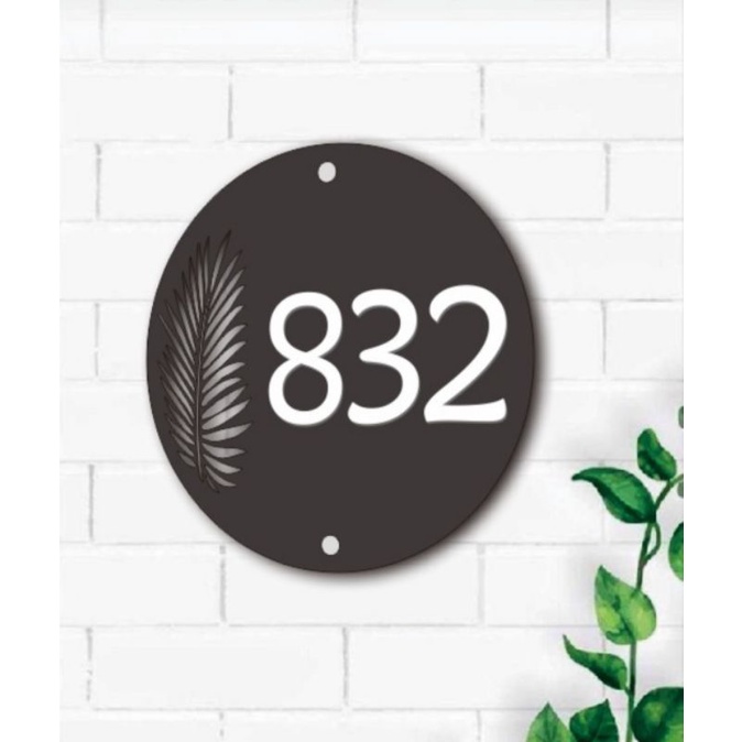 Acrylic House Number, Embossed House Number, EXCLUSIVE House Number ...