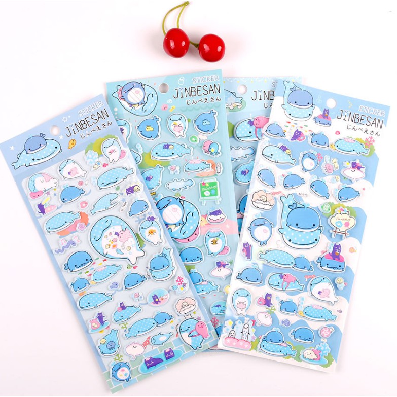 Jinbesan Sticker Sheet | Shopee Singapore